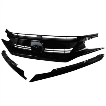 Spec-D SI Style Grille | SPE HG-CV16B-BN