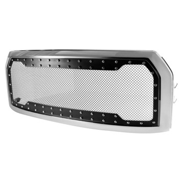 Spec-D Chrome Mesh Style Grille | SPE HG-F15015SS