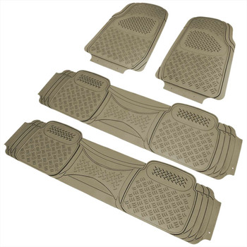 Spec-D Beige PVC Floor Mats | SPE MAT-4001BGE