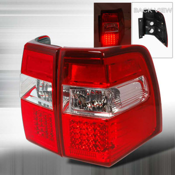 Spec-D Red LED Tail Lights | SPE LT-EPED07RLED-KS