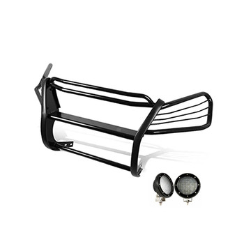 Black Horse Off Road Grille Guard Kit | GDRD PG24001MA-PLFB
