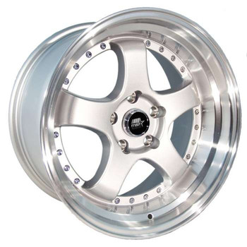Mst Mt07 Wheels Rims 18x9.5 5x114.3 Silver W/ Machined Lip 20mm | 07 ...