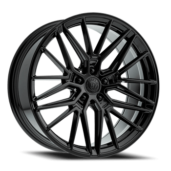 Defy D20 Wheels Rims 18x8 5x114.3 Gloss Black 38mm | D20880545+38GB