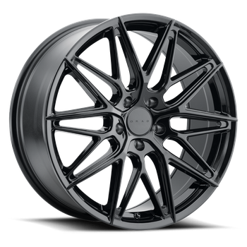 Drag Dr88 19x8.5 5x120 Gloss Black 33mm Wheels