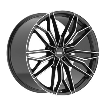 Fondmetal Stc-23 Wheels Rims 23x10 5x130 Gloss Black Machined 28mm ...