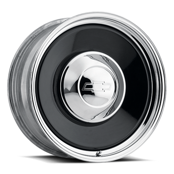 Us Rat Rod Wheels Rims 18x7 5x127 Chrome And Gloss Black -13mm | 651-9750