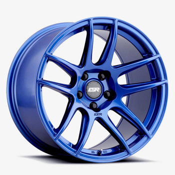 Esr Cs8 Wheels Rims 18x10.5 5x108 Gloss Apex Blue 22mm | 80551422 ...
