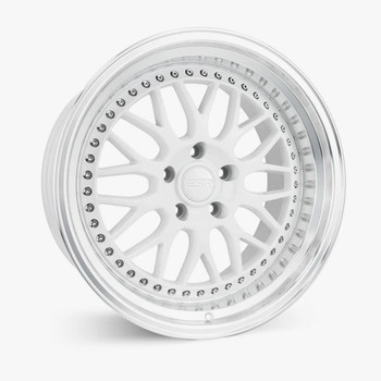Esr Sr01 Wheels Rims 18x9.5 5x120.65 Gloss White W/ Machined Lip 22mm ...