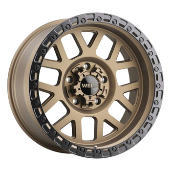 Weld Off-Road Cinch Wheels Rims 17x8.5 5x108 5x114.3 Satin Bronze 38mm ...