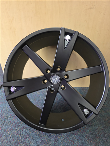 Gima GM13 Wheels Rims 22x9.5 6x135 Matte Flat Black 30mm ...