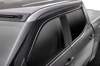 Husky Liners Low Profile Ventvisor Deflector Smoke Outside Mount 4 pc ...