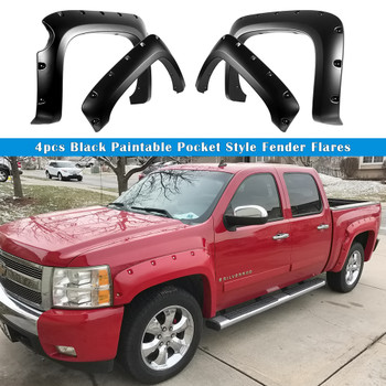 APS Smooth Black Fender Flare Pocket Dimple | APS FF03BJJ6SK