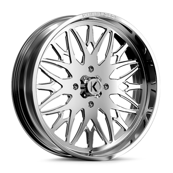 KG1 Trident 24x7 Polished 0mm Blank Wheels | BB Wheels