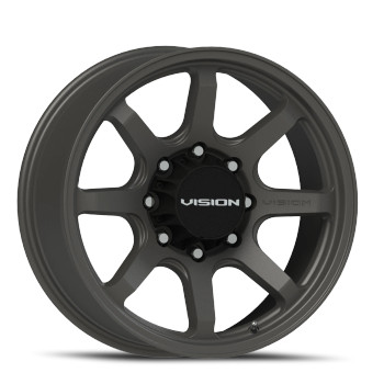 Vision Flow 351 17x8.5 8x170 Satin Grey 18mm Wheels