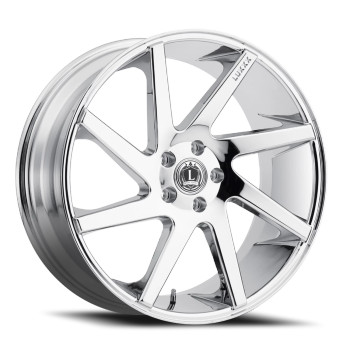 Luxxx Alloys Lux 8 24x10 5x120 Chrome 18mm Wheels