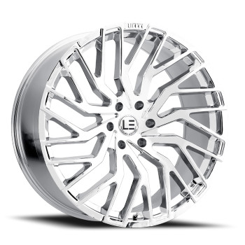 Lux Le 6 Wheels Rims 26x10 6x139.7 Chrome 30mm | LUXLE626106139+30D-C