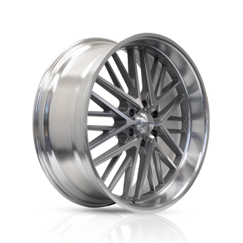 Corsart R507 Kingpin 6 Wheels Rims 24x10 6x135 Gloss Brushed W/ Diamond ...