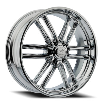 Resto R103 Maverick Wheels Rims 24x10 6x135 Chrome W/ Milled Windows ...