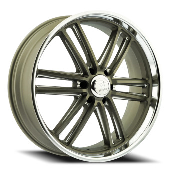 Resto R103 Maverick Wheels Rims 24x10 6x139.7 Milled Textured Gunmetal ...