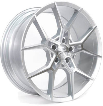Select S102 Alpine Wheels Rims 22x9 5x120 Brushed Gloss Silver 18mm ...