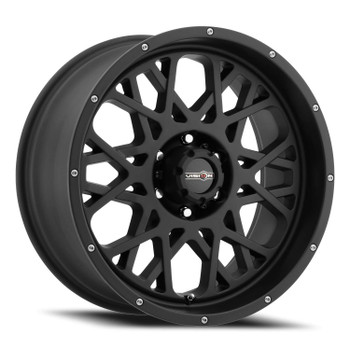 Vision Rocker 412 Wheels Rims 22x12 5x127 Satin Black -51mm | EC 412 ...