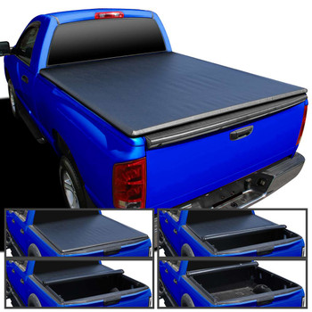Spec-D 6 Foot 3 Inch Soft Roll Up Tonneau Cover | SPE TCR-RAM02-65-SP