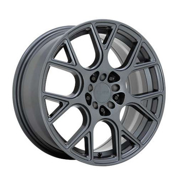 Ruff Racing Drift Gloss Gunmetal Wheels Rims 18x8 5x108 5x114.3 38mm ...