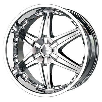 Dip Wicked D39 Chrome 20x8.5 5x135 5x139.7 Chrome 18 Wheels