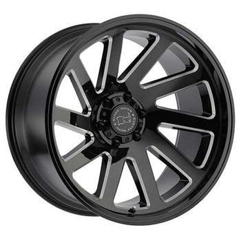 Black Rhino Thrust Black 20x12 8x170 Black -44mm Wheels