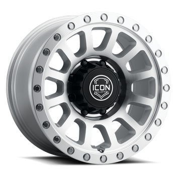 Icon Alloys Hulse 18x9 8x170 Silver Machined 6mm Wheels
