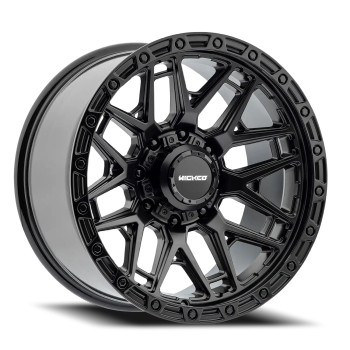 Wicked Offroad W828 Wheels Rims 20x10 8x170 Satin Black W/ Gloss Black ...