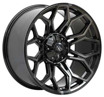 X-Drive Beast 20x10 6x135 Black Brushed Tint -19mm Wheels