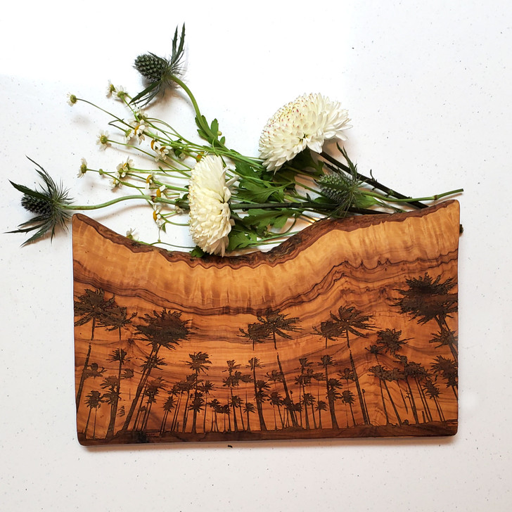 Tropical Palm Tree Cheese Board