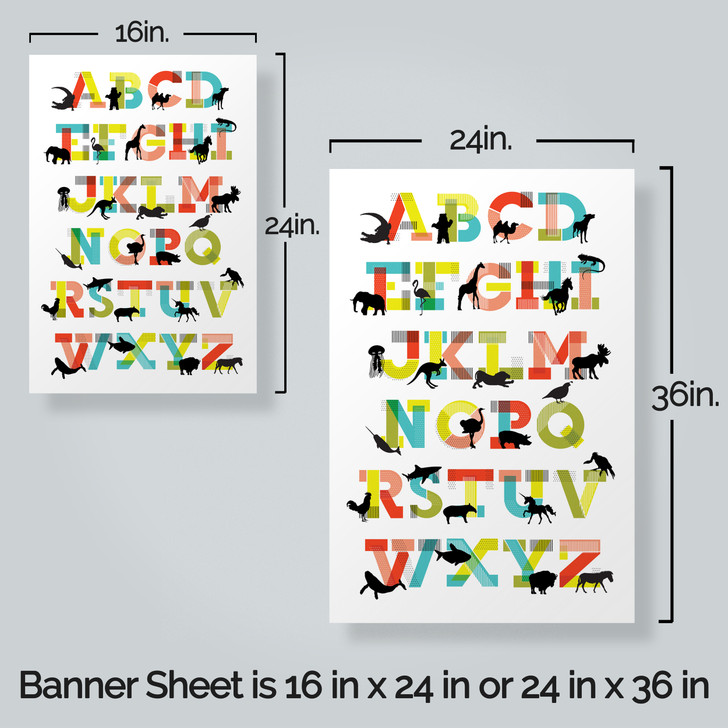 alphabet banner