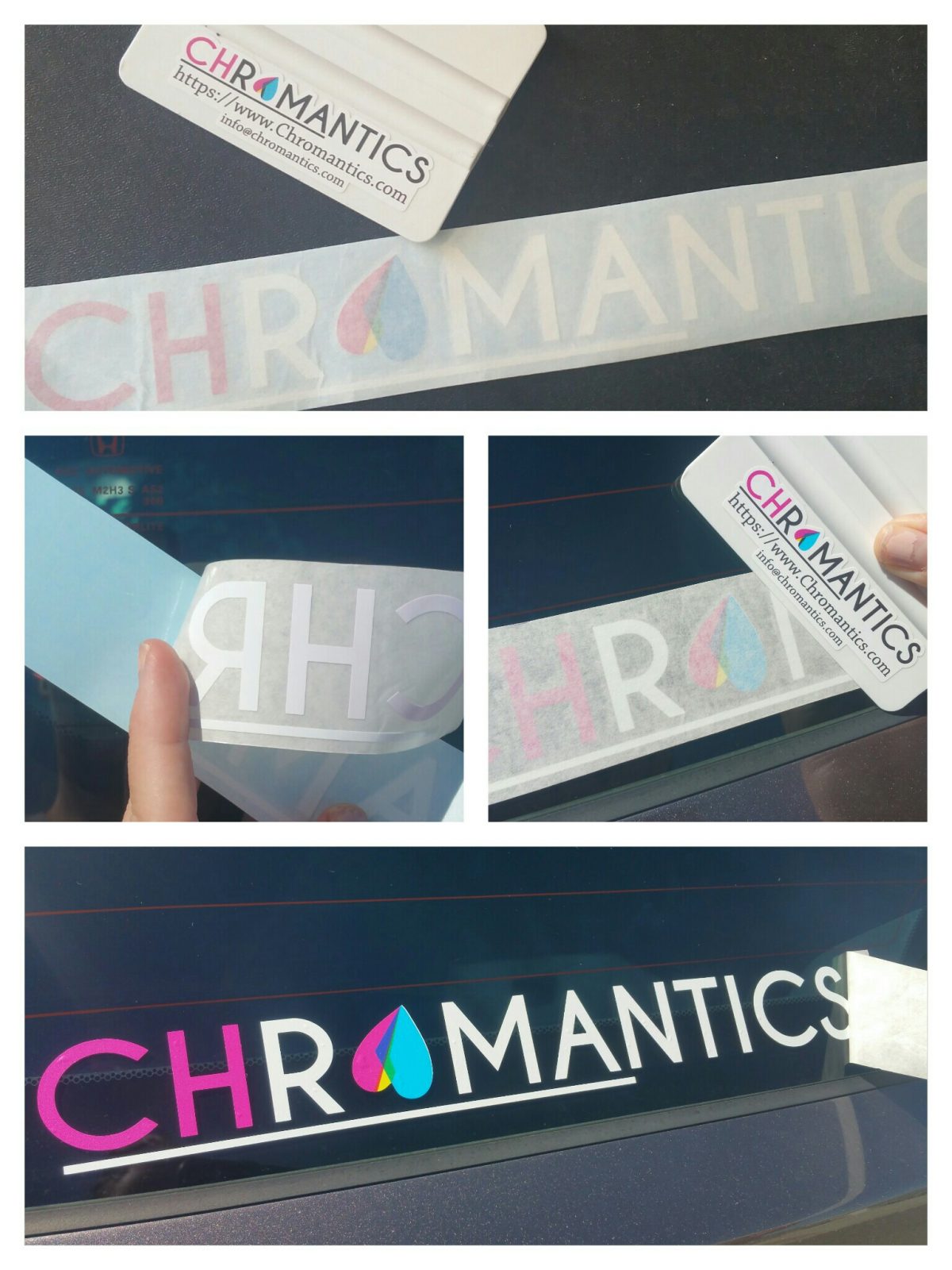 How to Apply a Car Decal ( A quick little step by step guide) - Chromantics