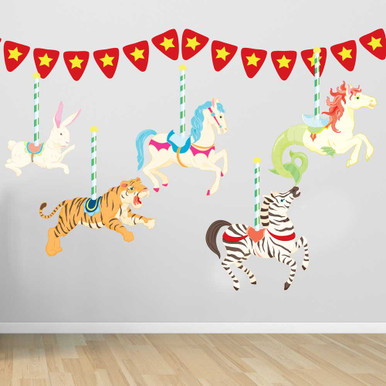Carousel Wall Decal Set