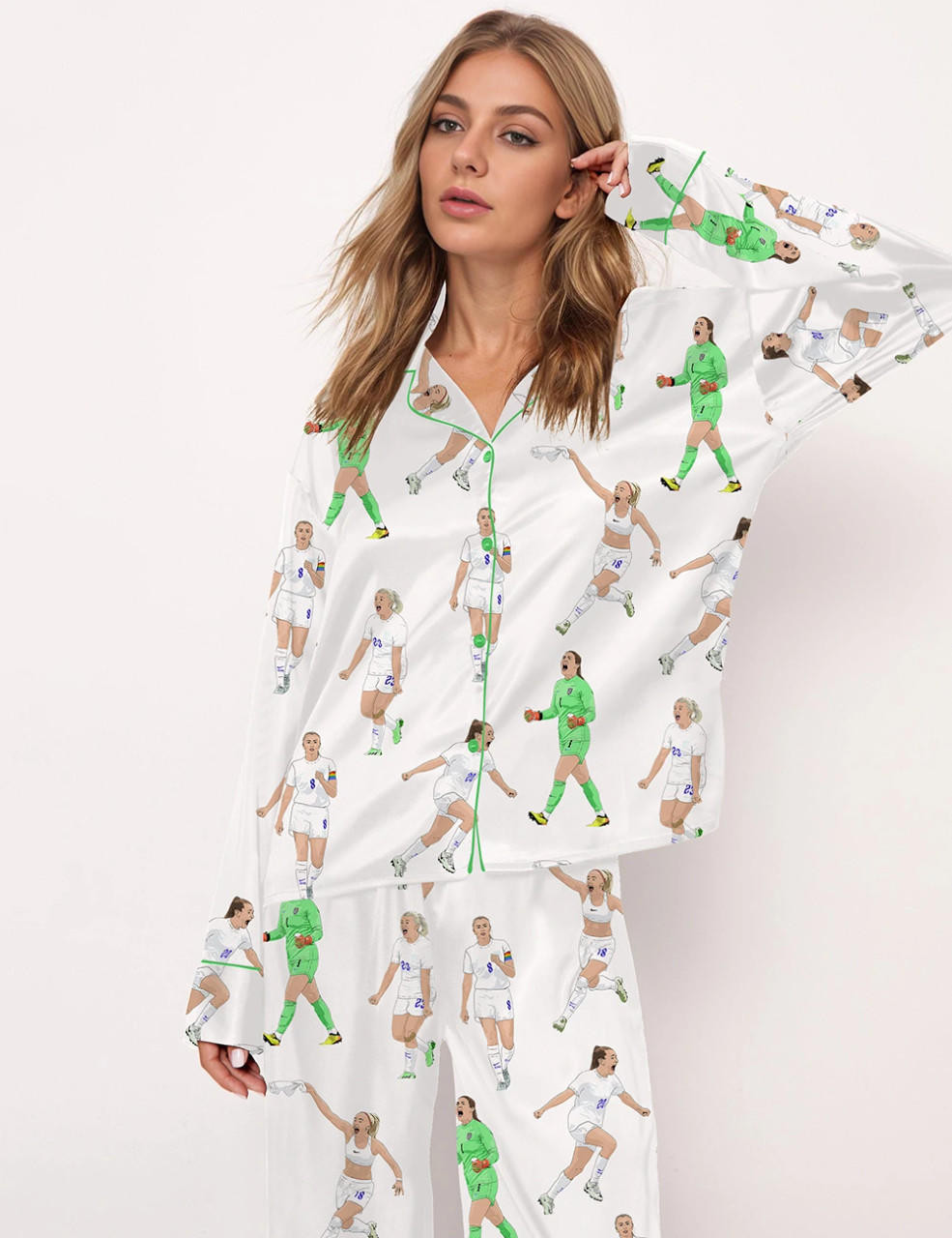 England Lionesses Women's Football Pajama Set