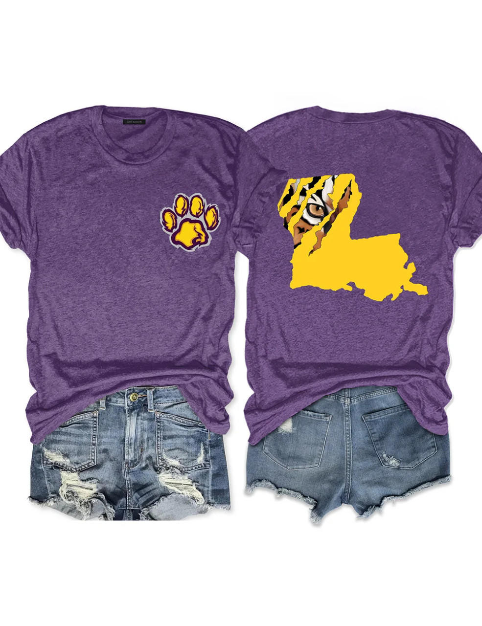 Louisiana State University LSU Tigers Print Tee Louisiana State University LSU Tigers Print Tee