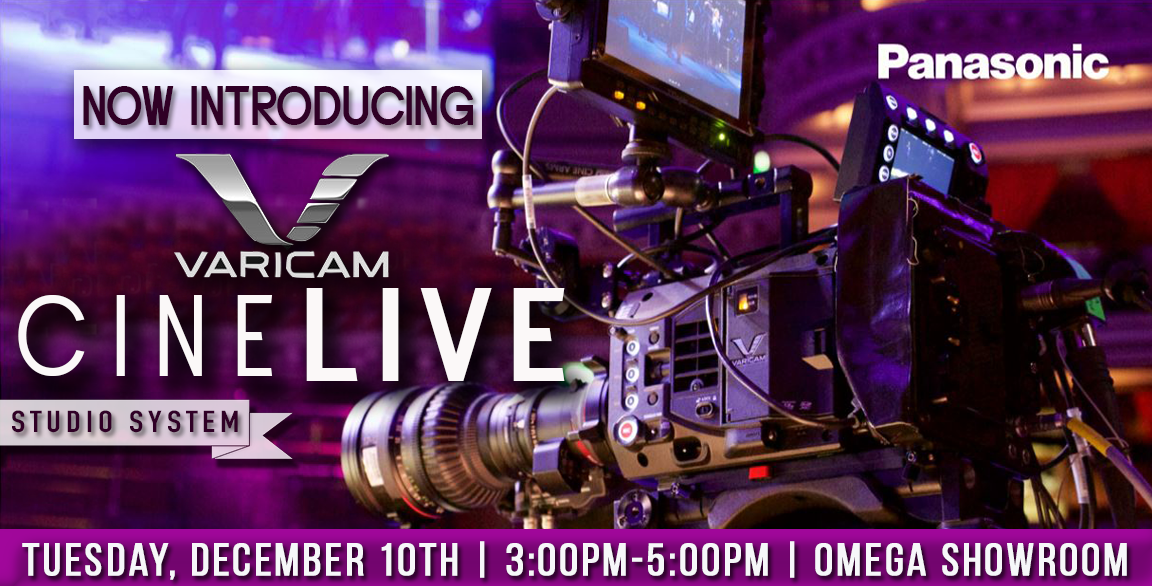 Introducing: CineLive by Panasonic - Omega Broadcast & Cinema
