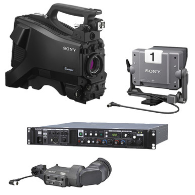 Sony HXC-FB75H HD Studio Camera Package, HXCU-FB70 CCU, with front ...