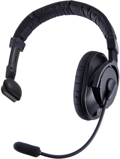 Riedel Medium-weight Hypercardioid Dynamic Single Ear w/Rotatable Boom ...