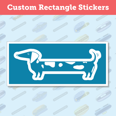 Custom Rectangle Stickers 1