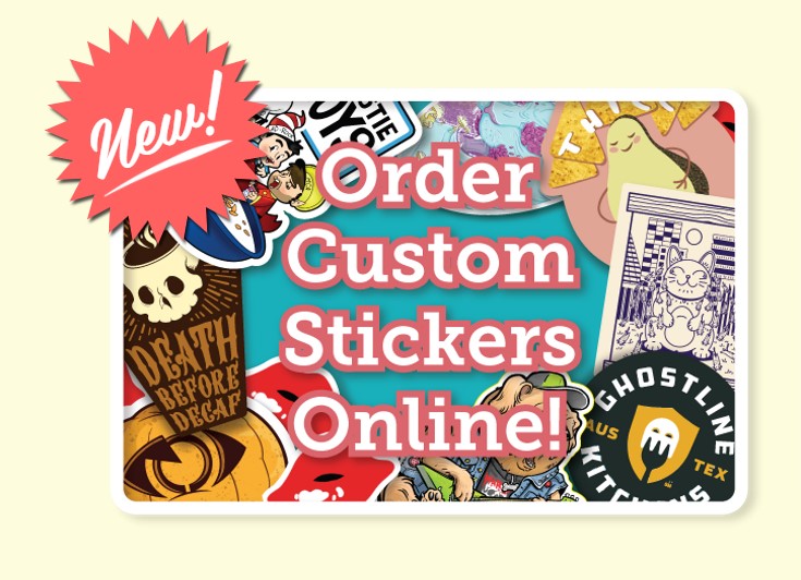 Order Custom Stickers Online (Union-printed) || Bumperactive Custom ...