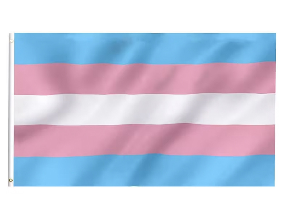 Transgender Pride - 3 x 5 Polyester Flag LGBT - Trans Pride ...