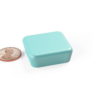 WBQ250F-MINT | 1.29"L x 1.29"W x 0.433"T Large Neodymium Encased ...