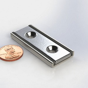 UCHT-P125DP-ZN | 2"L x 3/4"W x 1/8"T Neodymium U Channel Magnet ...