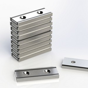 UCHT-P125DP-ZN | 2"L x 3/4"W x 1/8"T Neodymium U Channel Magnet ...
