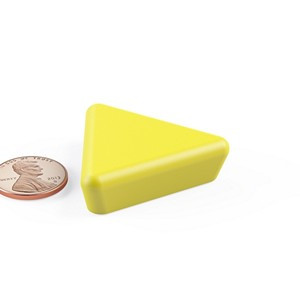 WBT250F-YELLOW | 1.62"W x 0.44"T Large Neodymium Encased Glassboard ...