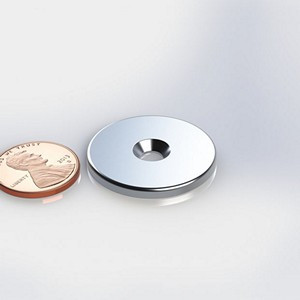 ZNSDH094I | 1-1/8" dia Zinc Plated Steel Disc With Countersunk Hole ...
