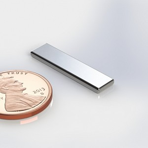 P063BH-N52 | 1"L x 1/4"W x 1/16"T Neodymium Block Magnet | Amazing Magnets